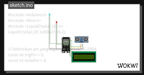 Project Monitoring Sensor Suara Level Air Wokwi Esp32 Stm32 Arduino Simulator