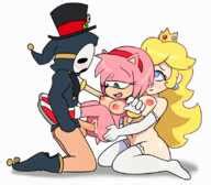 Post Amy Rose Animated Basicarts Princess Peach Sonic The Hedgehog Series Super Mario