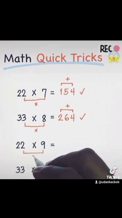 Easy Multipication Method Math Mathteacher Mathfun Mathtrick