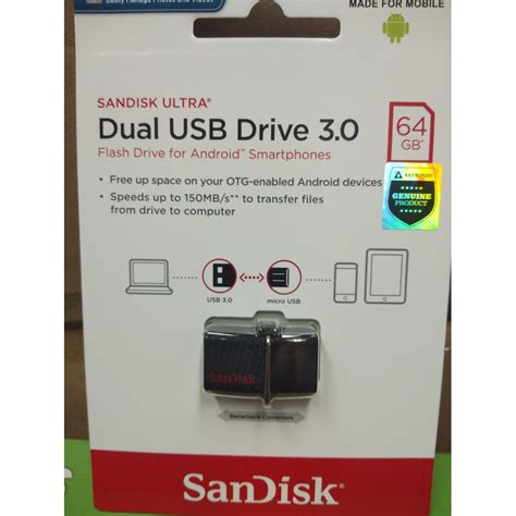 Jual LIMITED EDITION Sandisk Flashdisk OTG GB Dual Drive Shopee Indonesia