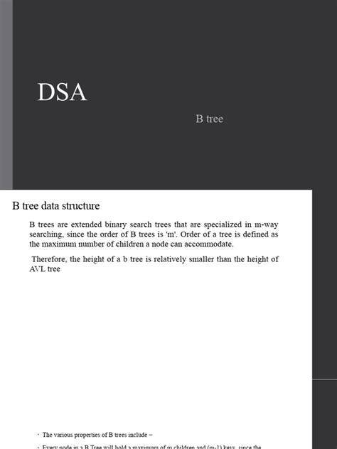 Dsa Btree Pdf Algorithms And Data Structures Algorithms