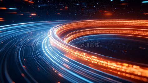 A Visual Representation Of An Atom Showing Electrons And Protons In Motion Around Its Nucleus