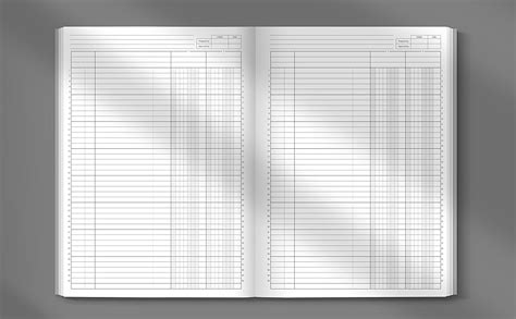 2 Column Ledger Book Large Accounting Ledger Notebook For Bookkeeping Columnar
