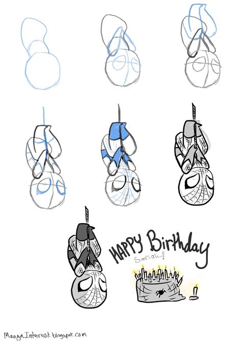 How To Draw Chibi Spiderman