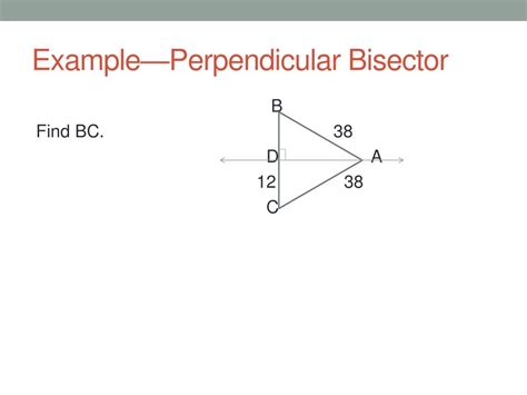 PPT Perpendicular And Angle Bisectors PowerPoint Presentation Free Download ID 5746222