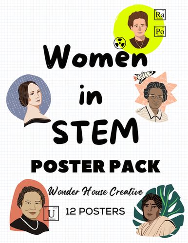 Women In Stem Poster Pack Wonderhousecreative