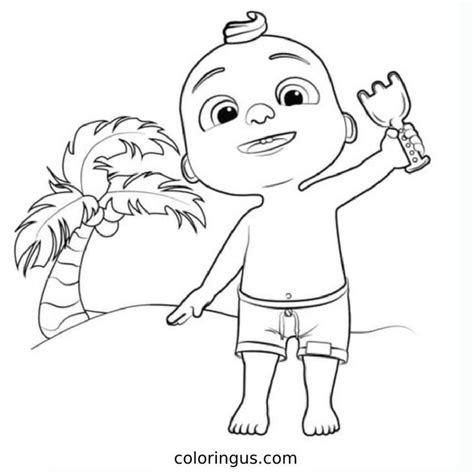 Cocomelon Coloring Pages Free Printable PDF