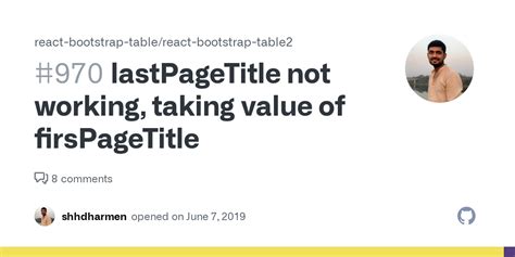 LastPageTitle Not Working Taking Value Of FirsPageTitle Issue 970