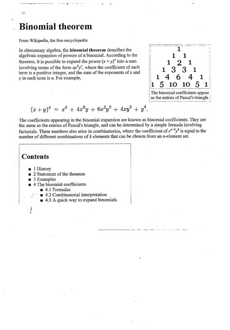 4 Binomial Theorem Stat Tables Stat140p2 Studocu 4 Binomial Theorem Stat Tables Stat140p2 Studocu
