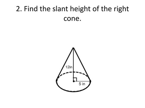 PPT 1 Find The Slant Height Of The Regular Pyramid PowerPoint Presentation ID 2537308