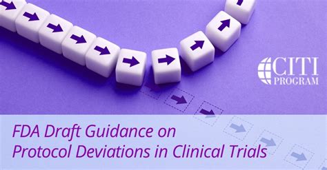 Protocol Deviations In Clinical Trials Fda Draft Guidance