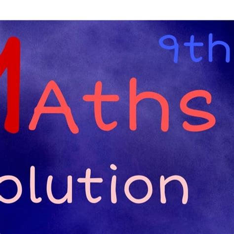 Maths Solution Class 9 Youtube