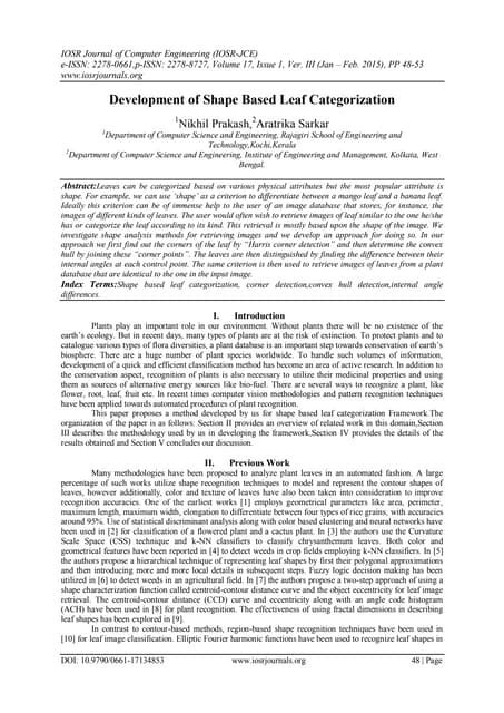 A Parametric Active Polygon For Leaf Segmentation And Shape Estimation Pdf