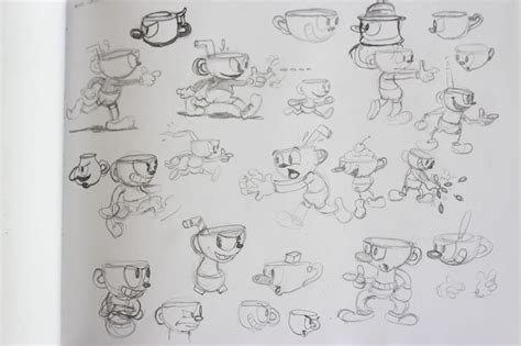 El Arte De Cuphead ️ Concept Art Making Of Y Diseño De Personajes