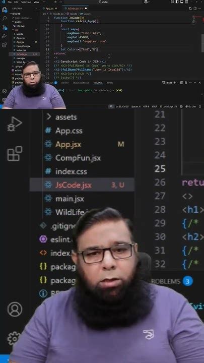 Write Javascript Code In Reactjs Reactjs Tutorial P 11 Coding