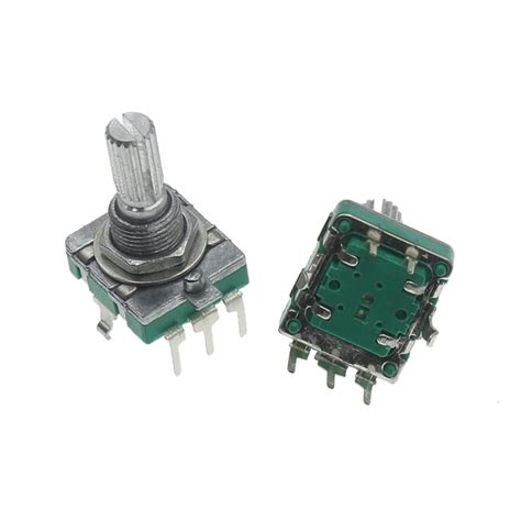 2pcs 360 Degree Rotary Encoder Switch Ec16 Encoder Audio Coding 5pin