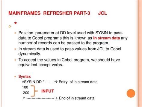 Mainframe Jcl Exec And Dd Statements Part 3