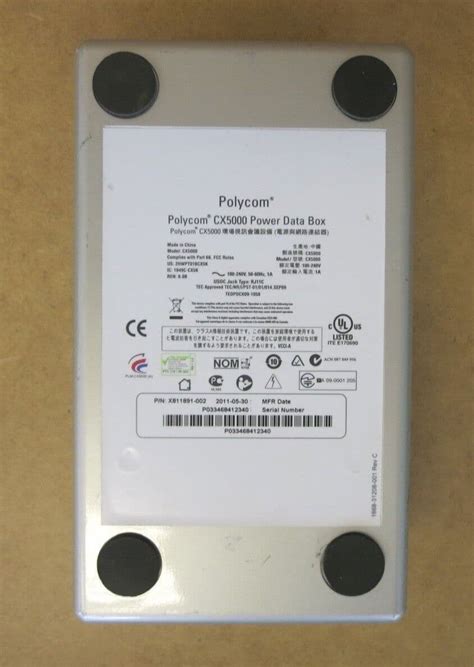Polycom Cx5000 X811891 002 Power Data Box For Video Conferencing System 1