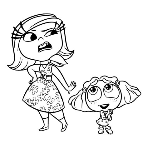 Inside Out 2 Coloring Pages Coloringlib