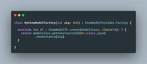 viewmodel with viewmodelprovider factory the creator of viewmodel