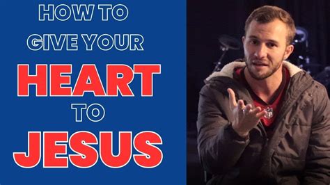How To Give Your Life To Jesus Youtube