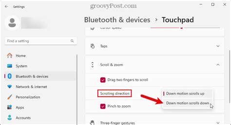 How To Change Scroll Direction In Windows