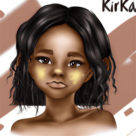 Melanin Dark Skinned Woman 8k Graphic · Creative Fabrica