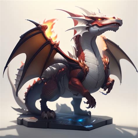 Premium Ai Image Idea Dragon Models For Game Or Print
