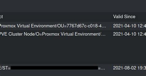 Proxmox Custom Certificate Added Album On Imgur