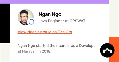 Ngan Ngo Java Engineer At Opswat The Org