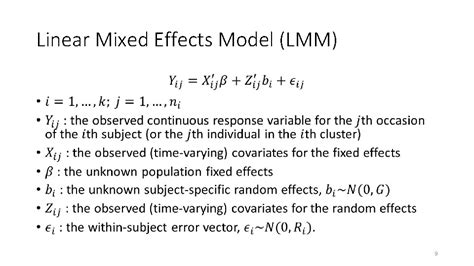 Linear Mixed Models For Longitudinal And Clustered Data