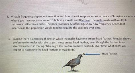 What Is Frequency Dependent Selection And How Does Chegg Com