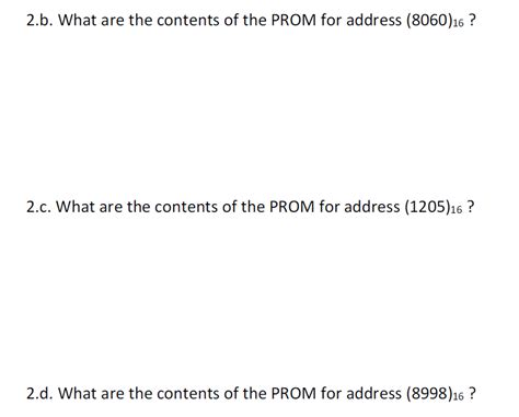 2a Design A Prom Circuit To Convert Two Unsigned