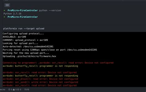 platformio upload error on macos catalina platformio ide platformio