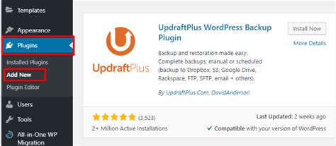 Backup Restore Wordpress Site With Updraftplus Wpstairs