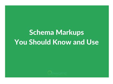 Sample Schema Markups For Your Website Ppt