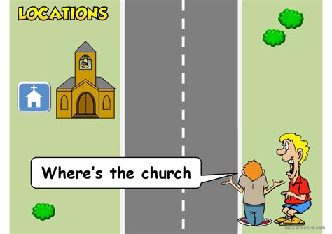 Locations Directions Ppt Vocabular English Esl Powerpoints