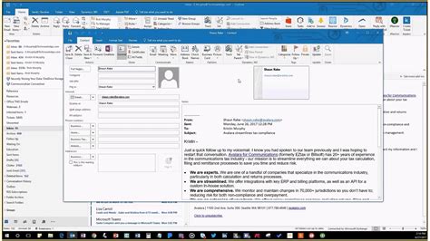 Create A Contact From Email In Outlook Web App Tutorial