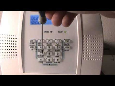 How To Change Your User Master Code On Honeywell Lynx Plus Keypad Alarm Panel YouTube