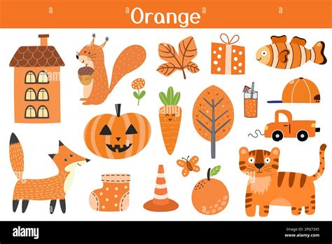 Color Orange Things
