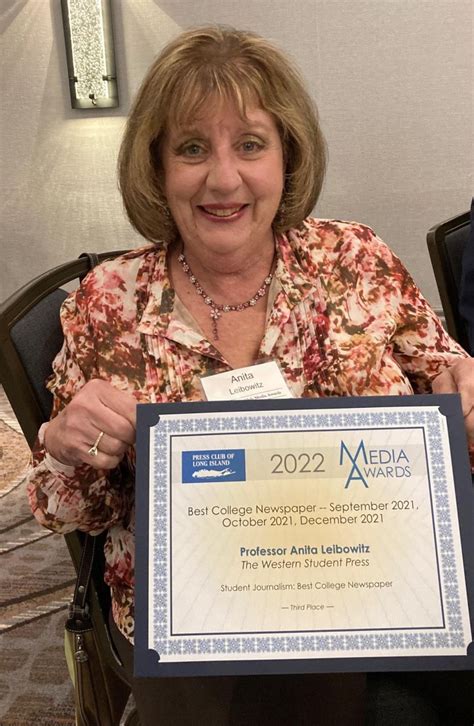 Professor Anita Leibowitz Western Student Press