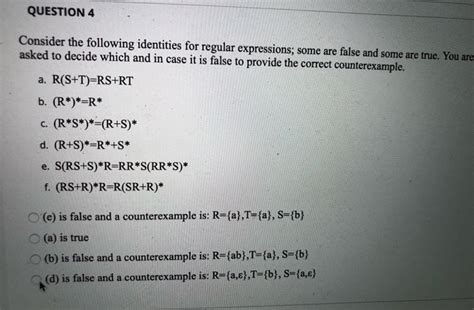 Solved Question 1 When We Convert An Automaton To A Regular