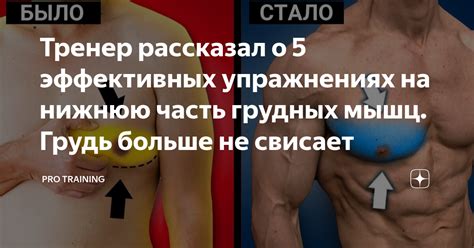 Тренер рассказал о 5 эффективных упражнениях на нижнюю часть грудных мышц Грудь больше не