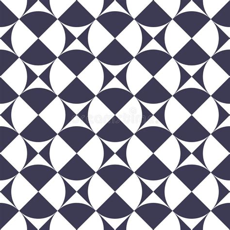 Abstract Geometric Circles Tiles Decorative Graphic Pattern Stock