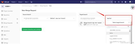 Gitlab使用merge Requestsgitlab Merge Requests Csdn博客