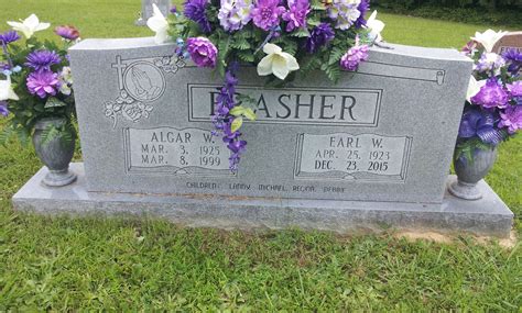 Earl Wesley Brasher 1923 2015 Find A Grave Memorial
