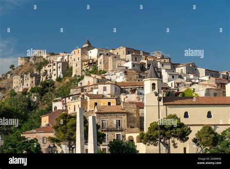 Scalea Cosenza Calabria Southern Italy Panoramic View Of The