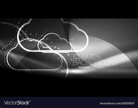 Cloud Computing Storage Concept Royalty Free Vector Image