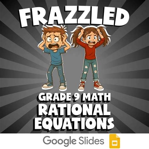 Rational Equations Frazzled Math Game No Prep Grade 9 Review Tpt