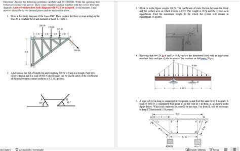 Solved Direction Answer The Following Problems Carefully